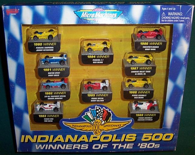 Micro Machines Museum - www.M2Museum.com Indy 500 Winners of the '80s